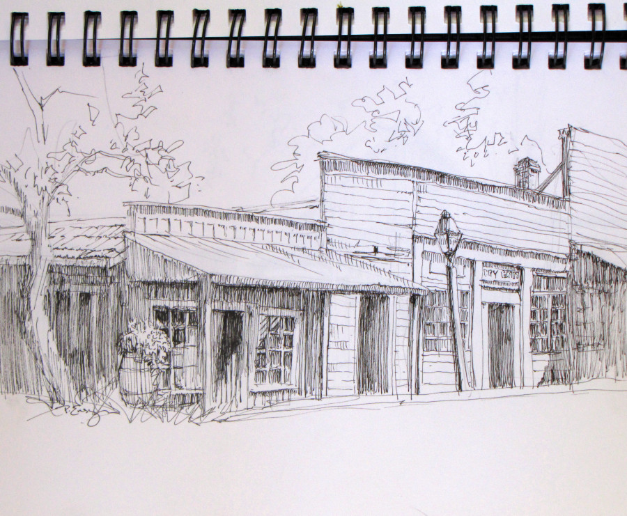 Sketching the Old West – Love to Draw